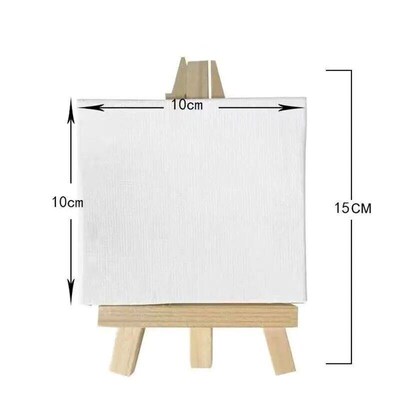 2 Sets Mini  Panel Wooden Easel Sketch Pad Settings For Pain