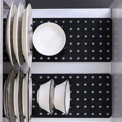 Telescopic Drawer Type Bowl Pot Storage Holder Drawer
