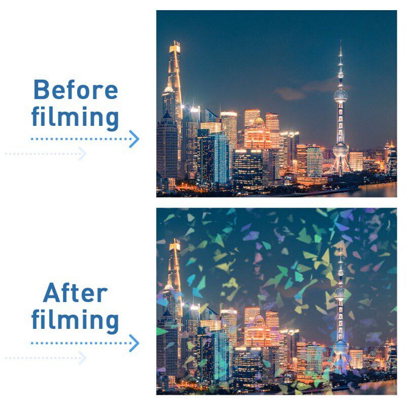 10 Sheets Broken Glass Cold Laminating Film A4 Hologram跨境