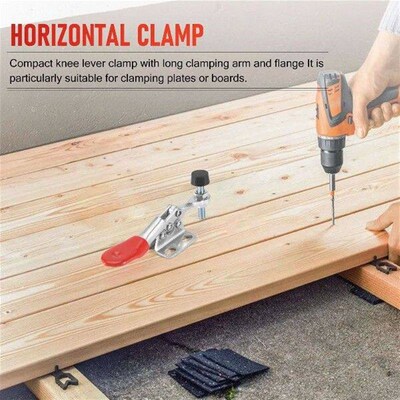 1pc 27kg Anti-Slip U Shape Toggle Clamp Holding Capacity