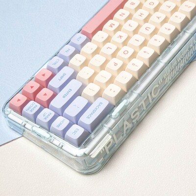 Marshmallow 132 Keys Keycaps PBT Dye Sublimation XDA Profile