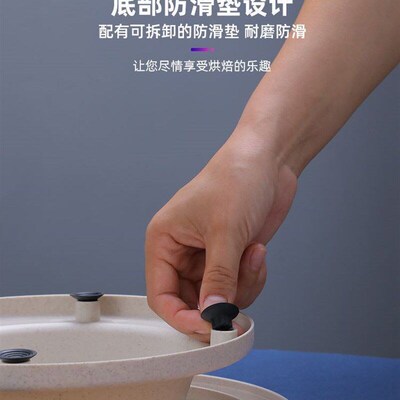7pcs Cake Turntable Rotating Dough Knife Decorating Stand