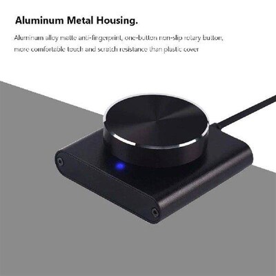 USB Volume Control Knob Multimedia Controller 2 Modes