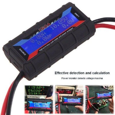 150A High Precision RC Watt Meter Power yzer Voltmeter