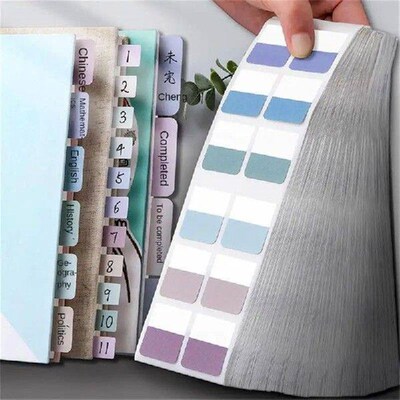 240/120/60 PCS Multicolor Sticky Writable Repositionable