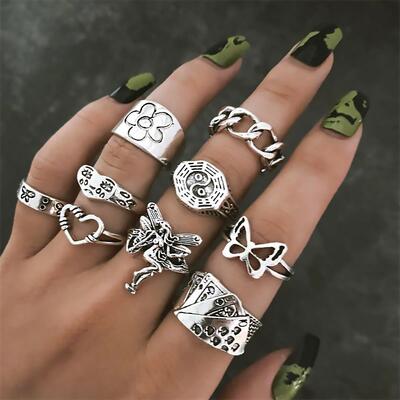 9PcsVintageGothBurfly