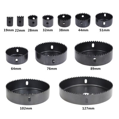 XCAN Wood Drill Bit Set 8/11/16pcs Hole Saw Drill Cutter Car