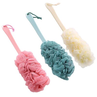 Long handle bath brush rubbing bath brush 2-in -1 soft hair