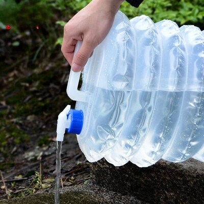 Portable 5/10L /15L Outdoor Foldable Collapsible Drinking Ca