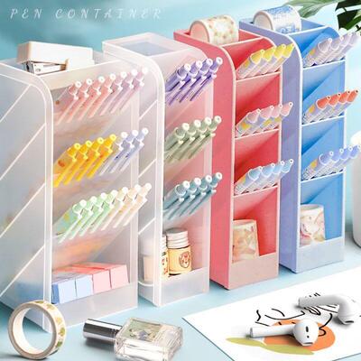 pen holder diagonal ins desktop storage nordic personality s