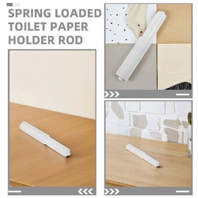 2pcs Toilet Paper Holder Roller Replacement Spring Loaded