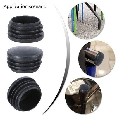 Round Pipe Closures set Robusts End Caps Easy Installs