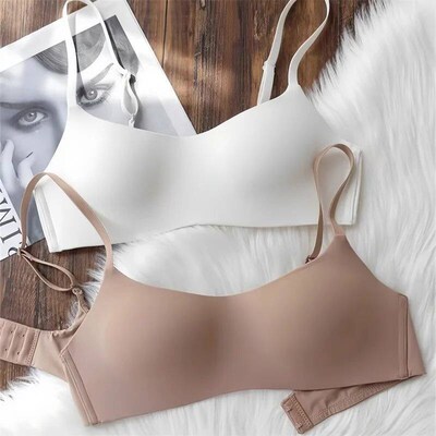 Seamless Bras For Women Small Chest 1/2 Cup Bra Non-Wire Bra