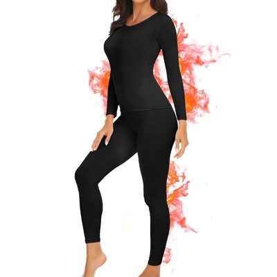 Thermal Underwear Women Autumn Winter Under Layer Clothes Ne