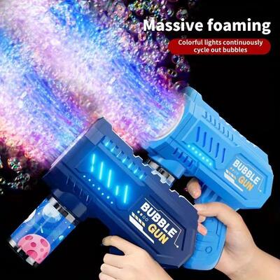 Fully Automatic Bubble Gun Rocket Bubbles Machine Automatic