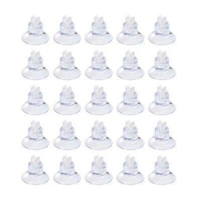 25 Pcs Oxygen Fixing Suction Cup Airline Tubing Holders