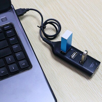 High Speed USB Hub 4 Port USB 2.0 with Cable Mini USB Splitt
