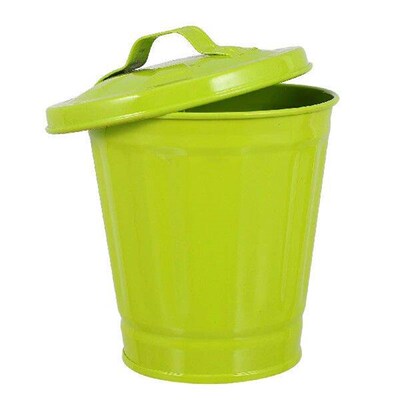 Garbage Bags Can Small Waste Storage Bin Container with Lid
