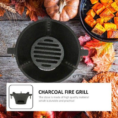 Pit Folding Barbecue Grills Foldable Mini Camping Furnace