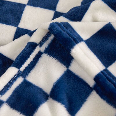 Plaid Flannel Blanket Nap Blanket Group Buying Gift Thickene