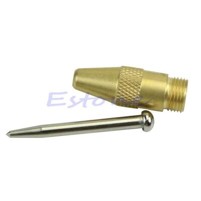 A96 Brass Automatic Center Punch 5" Spring Loaded Chrom