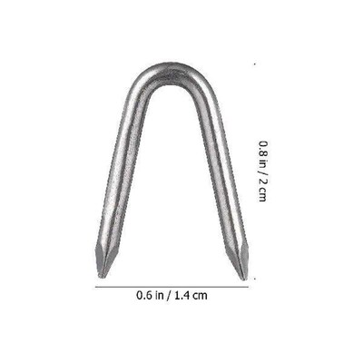 70 Pcs Fence Nails Wire Fencing Staples U Shaped for Cable