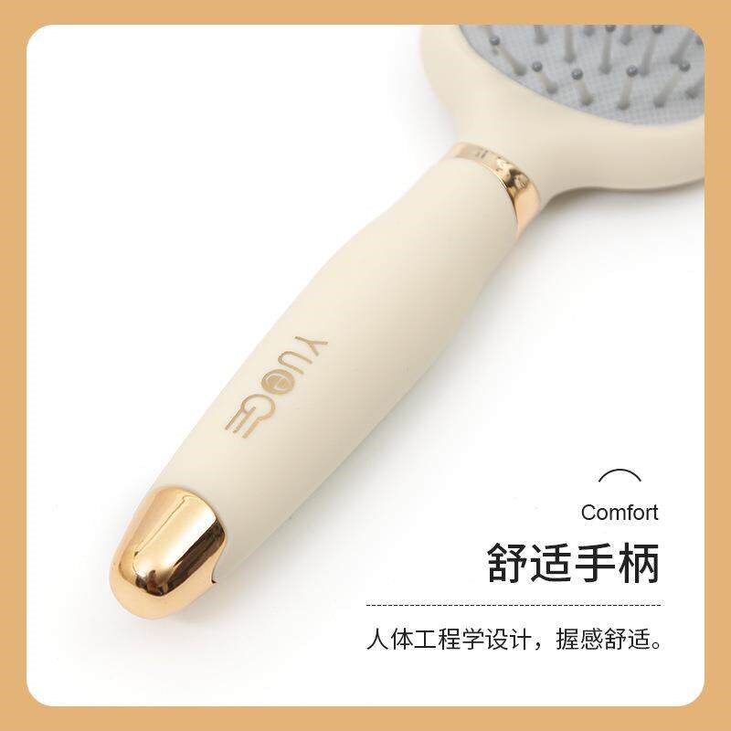 Ladys Air Cushion Paddle Brush for Scalp Massage, Large Pla