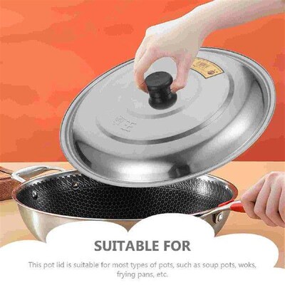 Stock Stainless Steel Pot Lid Griddle Plate Multi-function