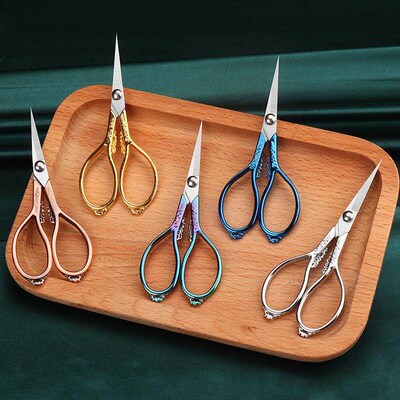 Retro Tailors Scissors Cross Stitch Antique Vintage Scissor
