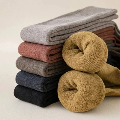 Winter Warm Long Socks Tube Thick High Tube Over Knee Knee-L