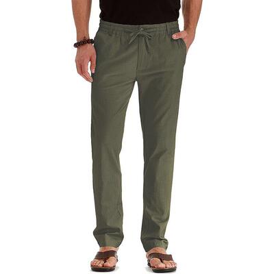 Men Fashion Simple Business Casual Pants时尚简约商务休闲裤男