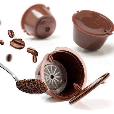 Reusable Coffee Filters Set Refillable Coffee Capsules Pods