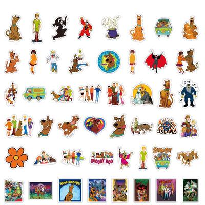 50PCS Scooby Doo Monss Unleashed Stickers Waproof Suitcase N