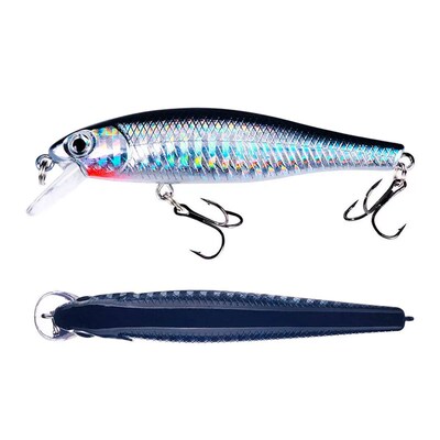 Minnow Crank Wobbler Jerkbait Fishing Lure 8.8Cm 9G Isca Art