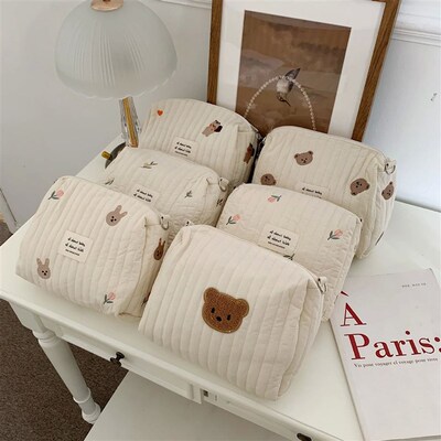 Ins Cotton Diaper Bag for Stroller Hanging Bag Baby Items Na