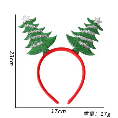 Christmas Headbands for Children Santa Elk Antlers Baby Head