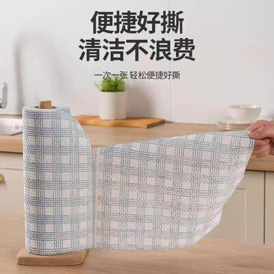 Thick, absorbent non-woven fabric cleaning cloths for lazy k