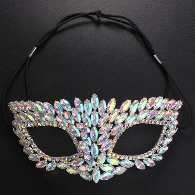 Stonefans Bling Masquerade Face Mask Crystal for Wonen