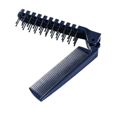1Pc Foldable Hair Comb Brush Anti-static Hairbrush Portable
