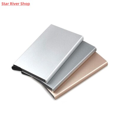 Anti-theft ID Credit Card Holder Minimalist Porte Carte Thin