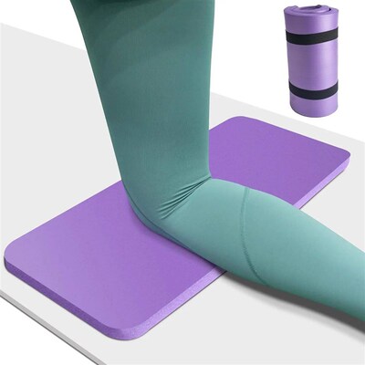 Yoga Knee Pad Cushion Thick Yoga Mat with Carrier Strap Mats