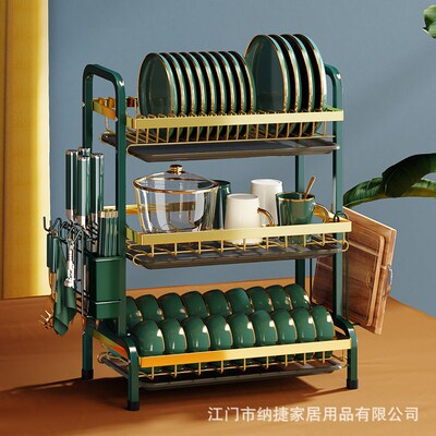 Kitchen Bowl Rack Drain Rack Bowl Plate Dish Storage Rack Dr
