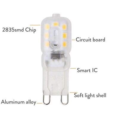 G9 LED Light Dimmable bulb 3W 5W SMD 2835 Spotlight For Crys