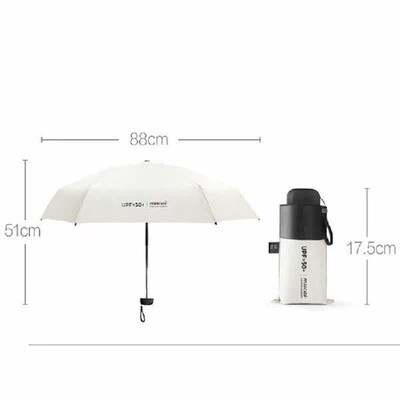 Mini Pocket Umbrella Women UV Small Umbrellas Rain Women Wat