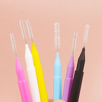 10/20 Pcs Eyebrow Brushes Mini Brow Lifting Brush Disposable