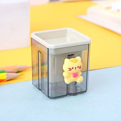 Mini Cute Cartoon Two Hole Sharpener Pencil Kawaii Stationer