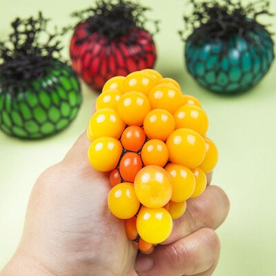 New 5cm Hand Squeeze Grape Ball Fidget Vent Ball Toy Miniatu