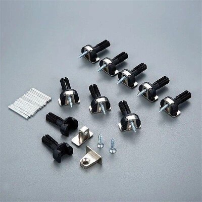 20 Sets 4 in 1 Cabinet Dowel Connector Corner Brackets