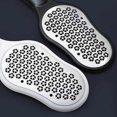 Foot peeler dehulling tool heel home scrub rubbing board