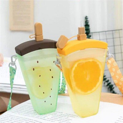 320ml Plastic Water Bottles Cute Watermelon Ice Cream Water